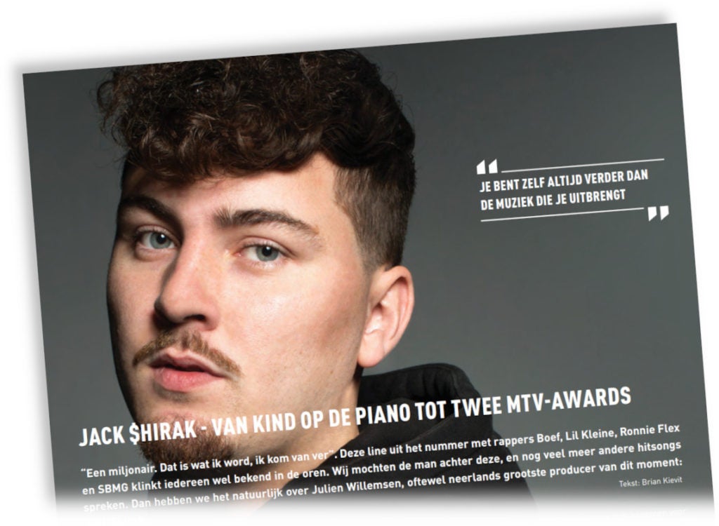 Interview Jack $hirak: Van kind op de piano tot twee MTV Awards | Bax ...